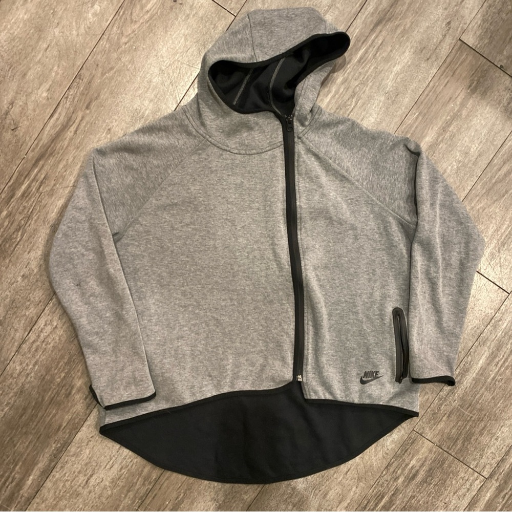 Nike Side-Zip Hoodie Gray Xl Measurement Workout Athl… - Gem